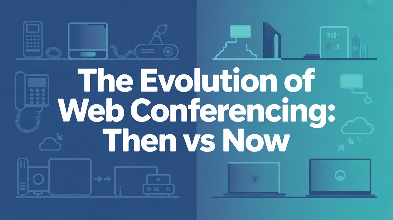How web conferencing evolution has changed : Then vs. Now